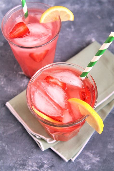 Starbucks Copycat Strawberry Acai Lemonade Refresher 2 The Tasty Bite