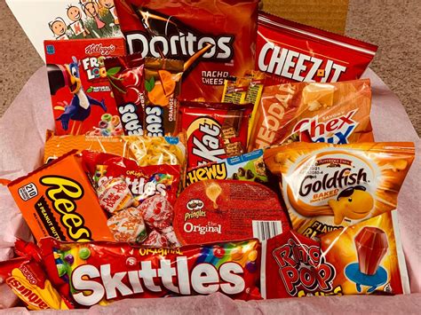 Out Of The Blue Snack Box College Care Package For Him For Her