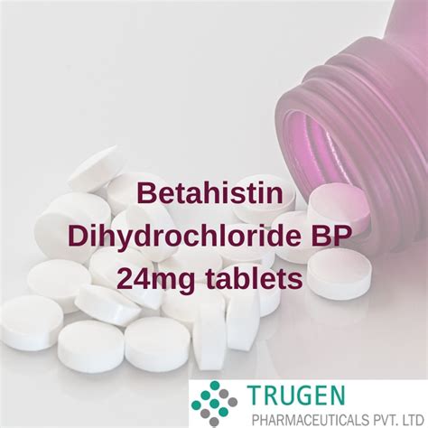 Betahistin Dihydrochloride BP Mg Tablets Pharmint