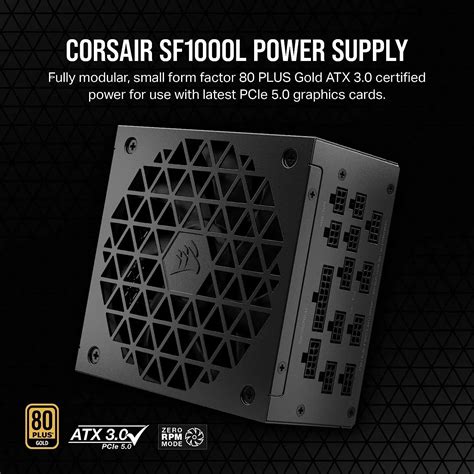 Corsair Sf1000l Fully Modular Sfx Power Supply Compact High Performance