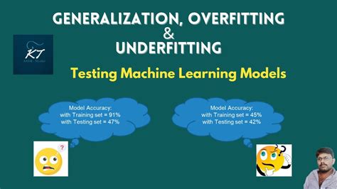 Generalization Overfitting And Underfitting Testing Supervised ML
