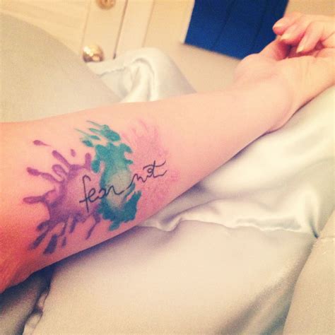 My Paint Splatter Tattoo
