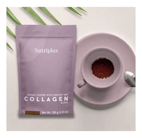 Nutriplus COLLAGEN BLEND Instant Coffee With Chicory And Collagen Blend Oz Bag Walmart