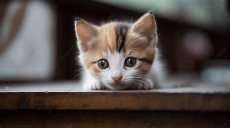 테이블 위에 작은 새끼 고양이 귀여운 새끼 고양이 고화질 사진 사진 고양이 배경 일러스트 및 사진 무료 다운로드 Pngtree