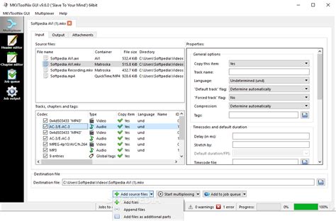 Mkvtoolnix Download Softpedia