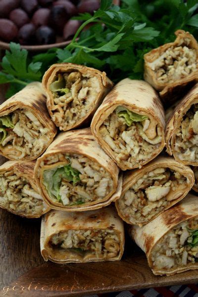 Spiced Shawarma Chicken Wraps Recipe Recipes Cooking Recipes