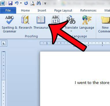 How To Use The Thesaurus In Word 2010 Solve Your Tech