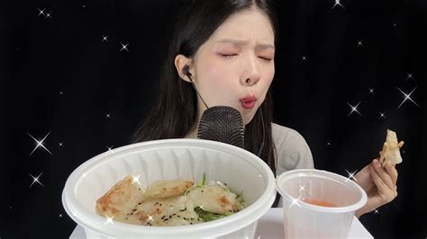 Asmr 머리 덜 말린 채로 꿔바로우 먹방 노토킹 Youtube