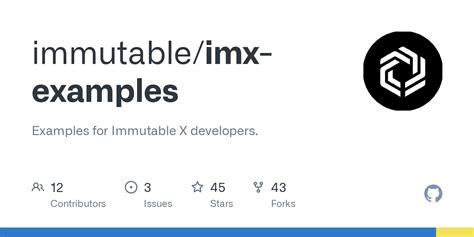 GitHub Immutable Imx Examples Examples For Immutable X Developers