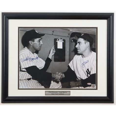 Yogi Berra Phil Rizzuto Signed Yankees Custom Framed Photo Display