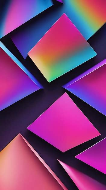 Premium Photo Background Of Gradient Lights