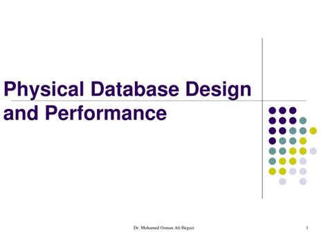 Ppt Physical Database Design And Performance Powerpoint Presentation