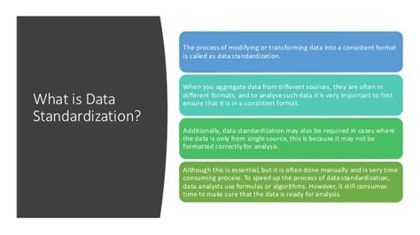 Data Standardization With Web Data Integration