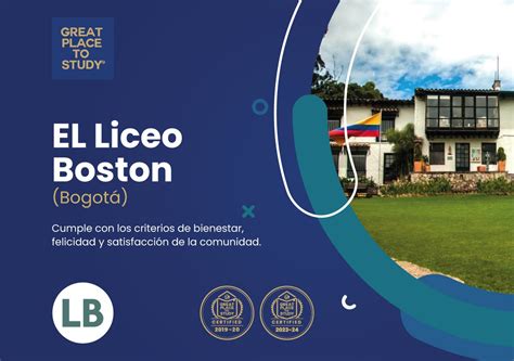¡felicitaciones Al Liceo Boston Bogotá Por Obtener Su Tercera