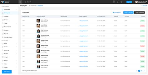 W3crm Aspnet Core And Mvc Bootstrap Admin Dashboard Template By Dexignzone