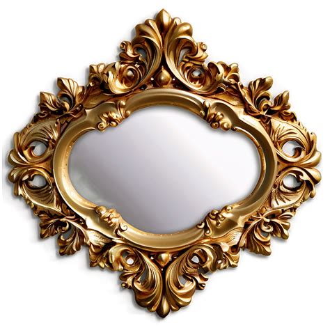 Download Gold Frame Mirror Png 64