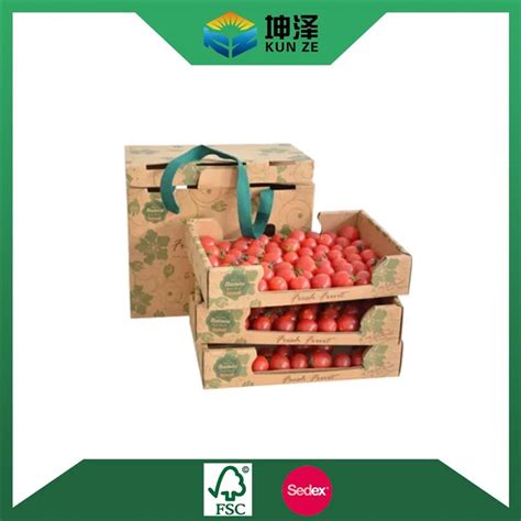 China Tomato Boxes Cardboard Manufacturers Suppliers Custom Tomato Boxes Cardboard Price