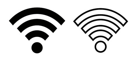Flat Style Wifi Router Icon On Black Background Vector Vector Wi Fi