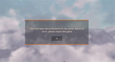 You Have Been Disconnected From The Server Due To An Error Please