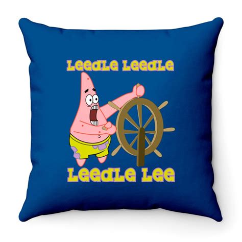 Mademark X Spongebob Squarepants Patrick Star Leedle Leedle Leedle Lee Throw Pillows Sold By