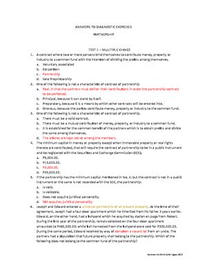 Oblicon Reviewer Lecture Notes 1 10 OBLIGATIONS AND CONTRACTS