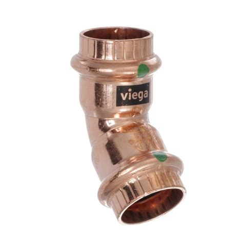 Viega ProPress 3 4 In Press Copper 45 Elbow 77240 The Home Depot