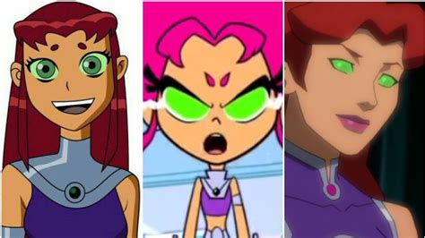 Evolution Of Starfire In Cartoons Movies And Shows Dc Comics Teen