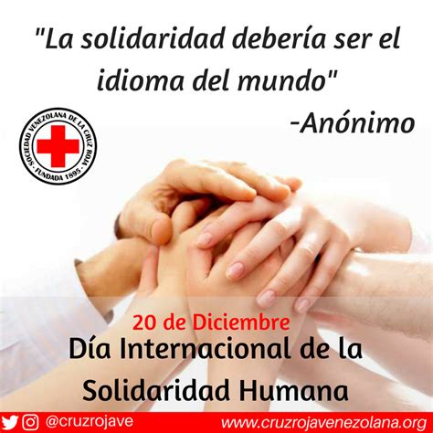 DÍa Internacional De La Solidaridad Humana
