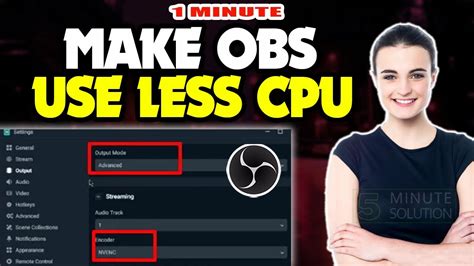 How To Make Obs Use Less Cpu Quick Easy YouTube