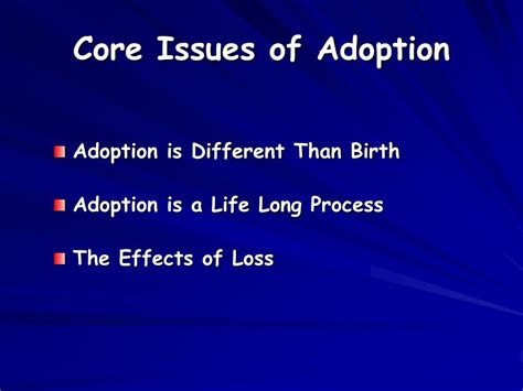 Ppt Core Clinical Issues In Foster Care And Adoption Powerpoint