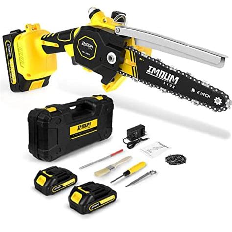 UPGRADE 2023Mini Kettensäge 6 Zoll bürstenlose kabellose Kettensäge