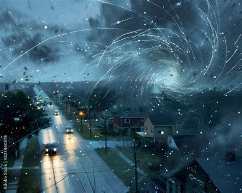 Illustrated Of Tornado Debris Signature Analysis Using Doppler Radar