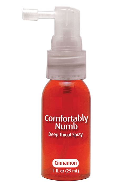 Comfortably Numb Deep Throat Spray 1 Fl Oz Cinnamon Aa96