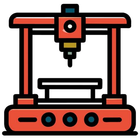 Premium Vector 3d Printer Icon