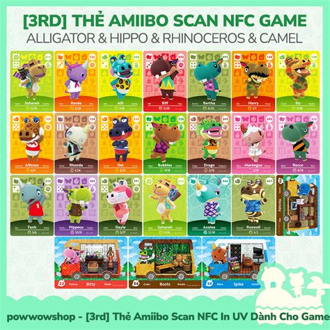 [ คลังสินค ้ าพร ้ อม Vn Express ] 3rd Amiibo Scan Nfc Alligator