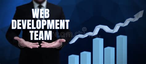 Handwriting Text Web Development Team Business Showcase In Control Of All The Processes