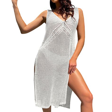 Becloth Ladies Summer Patchwork Flower Border Sun Beach Bikini Smock