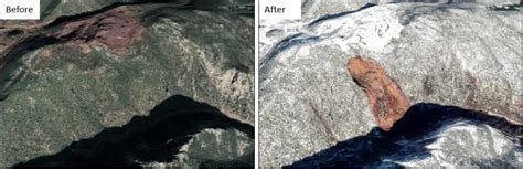 Comparison Of Landslide Before And After The Earthquake Download Scientific Diagram