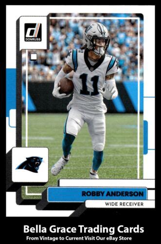 2022 Panini Donruss Robby Anderson 235 Carolina Panthers Ebay