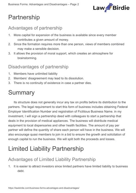 Limited Partnership Disadvantages