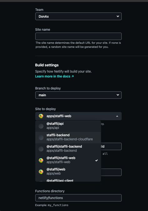 Hono Backend In Monorepo Not Selectable When Deploying First Time
