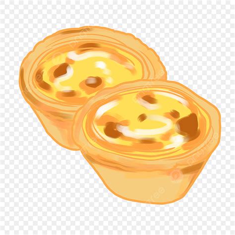 Egg Tart Png Image Yellow Egg Tart Yellow Egg Tart And Delicious