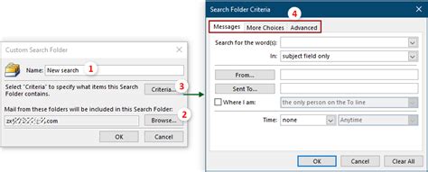 How To Save The Search Filter Or Criteria For Future Use In Outlook