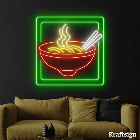 Craftnamesign Ramen Neon Sign Ramen Restaurant Decor Ramen LED Signs