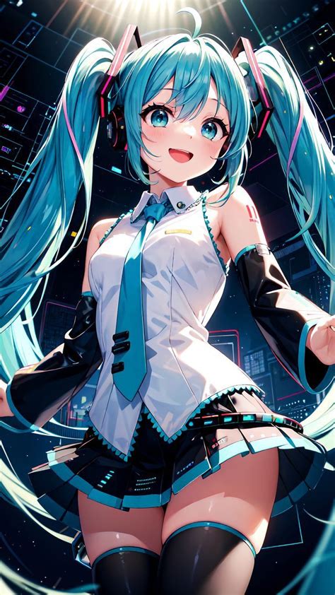 Miku Hatsune Di 2024 Gadis Animasi Gambar Karakter Boneka Binatang
