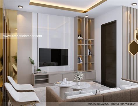 Desain Ruang Keluarga Rumah Modern Lantai Bapak Dedy Di Batam Desain Ruang Keluarga