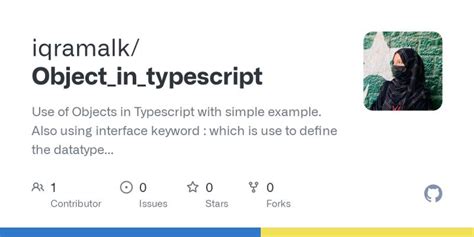 Exploring Objects And Interfaces In Typescript Iqra Malik Posted On
