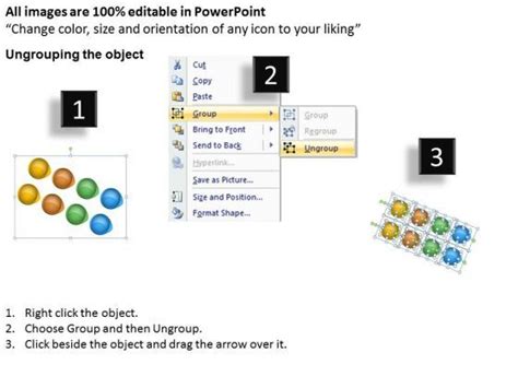 windows parallel processing 8 stages circular arrow diagram powerpoint