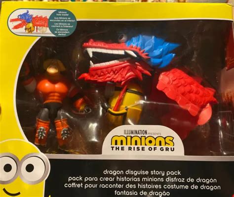 Mattel Minions The Rise Of Gru Dragon Disguise Story Pack Brand New And