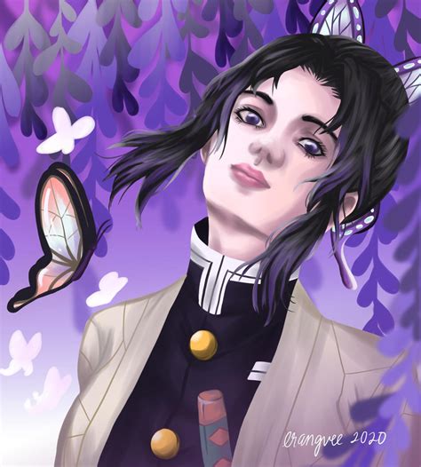 Shinobu Kochou Demon Slayer Fan Art By Erangvee On Deviantart